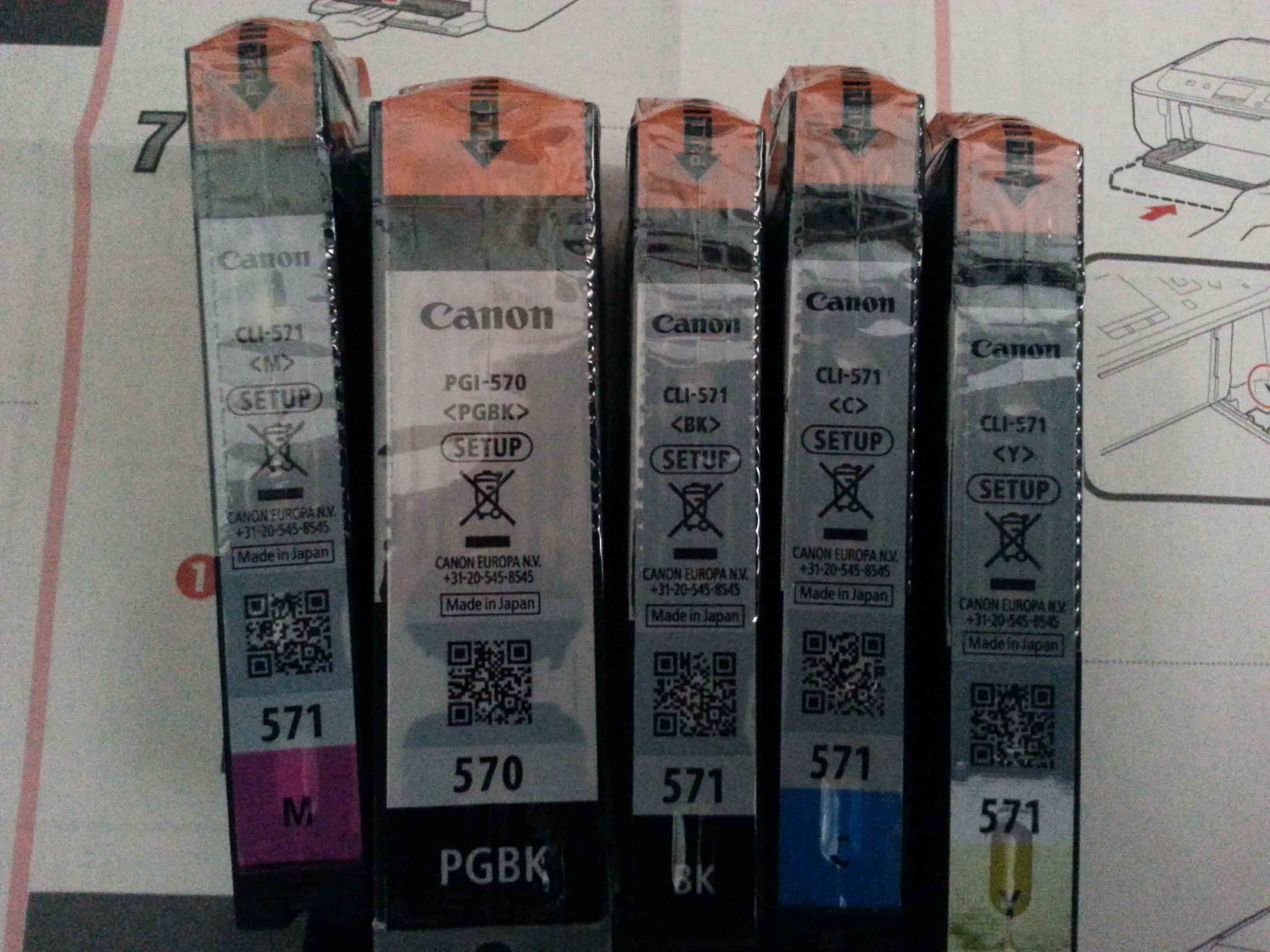 how do I identify setup inks over regular ink cart... - Canon Community