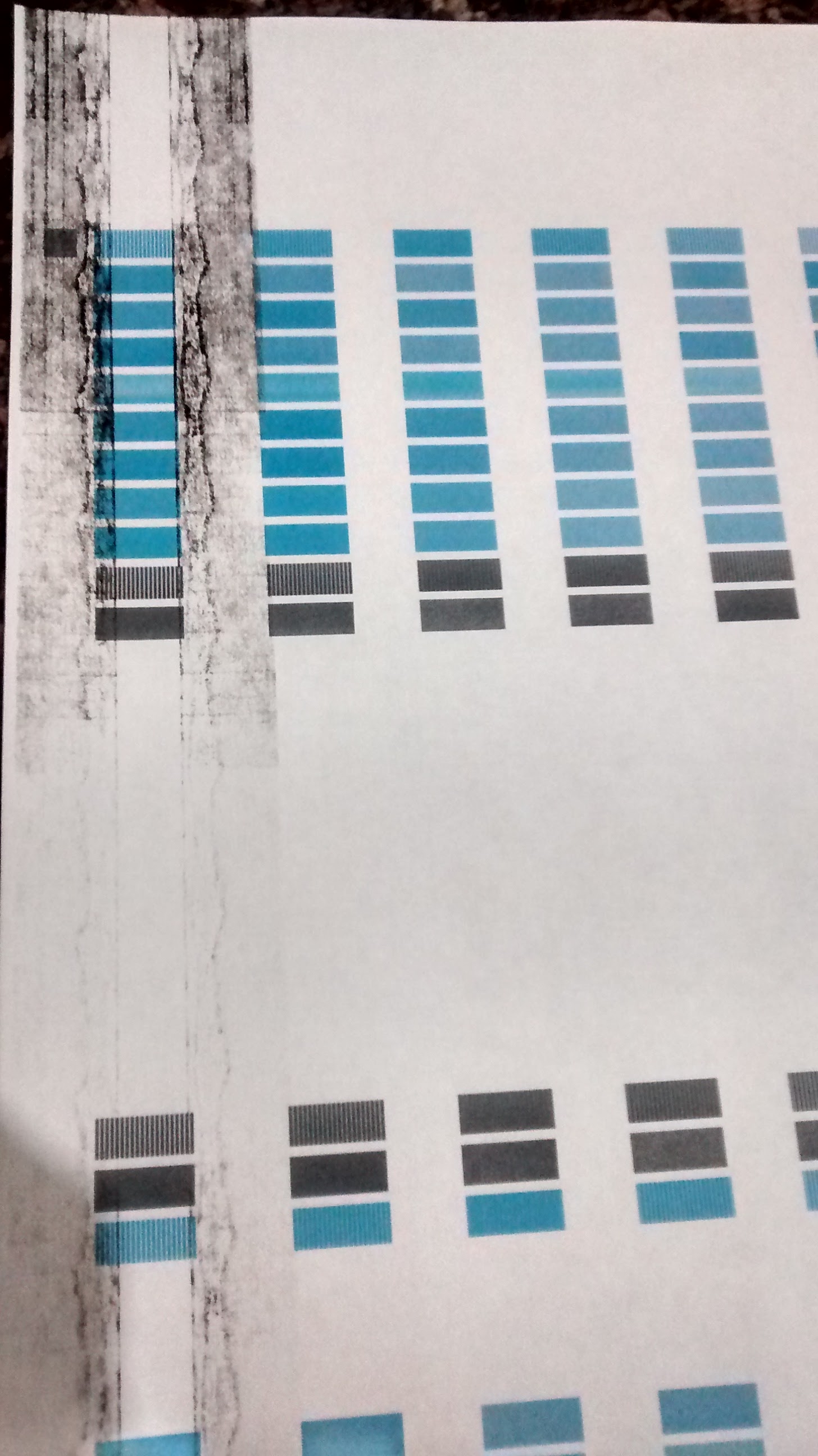 My canon pixma mg7150 printing 2 vertical lines on... - Canon Community