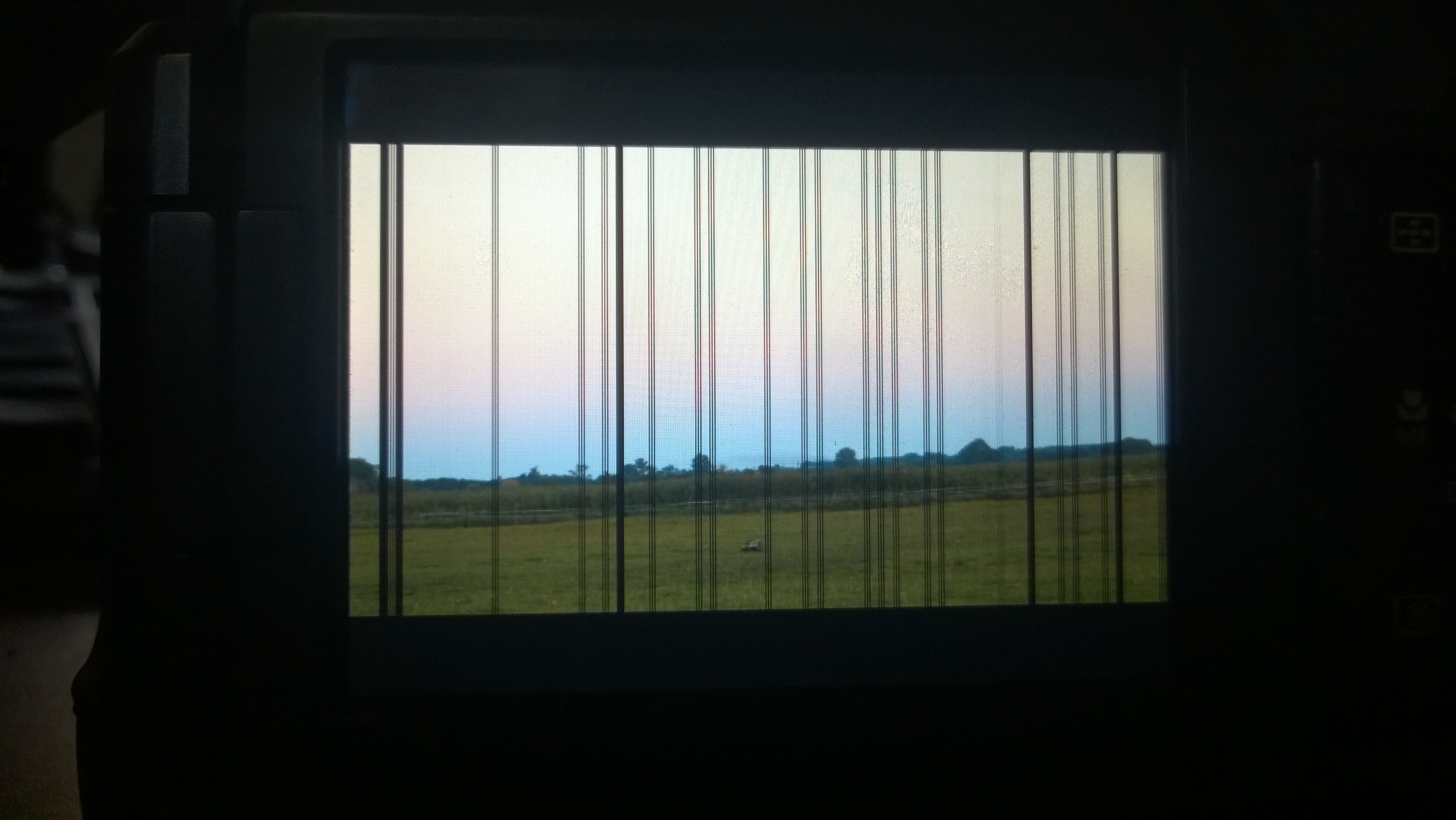 G1X display black vertical stripes - Canon Community