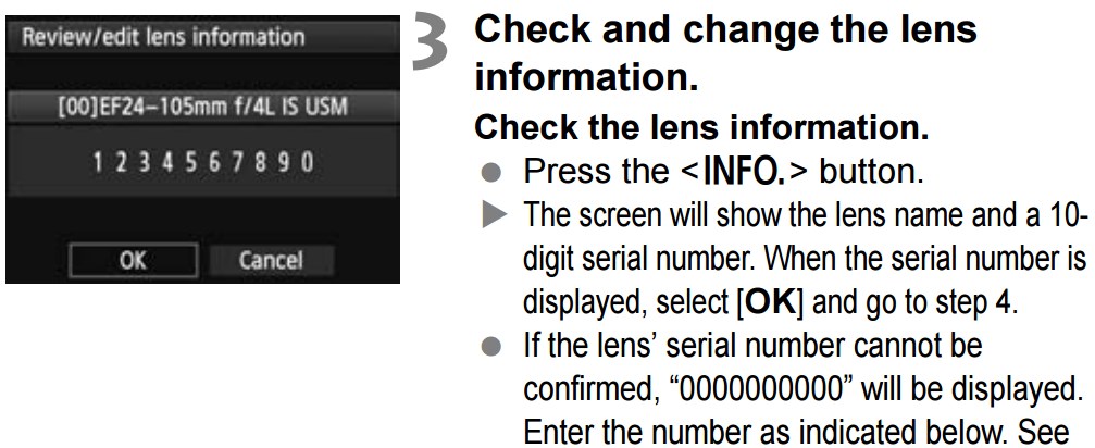 Solved: Lens Serial Number Exif Data - Canon Community
