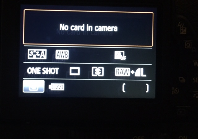 Is there a way to fix the No Card in Camera proble... - Canon Community