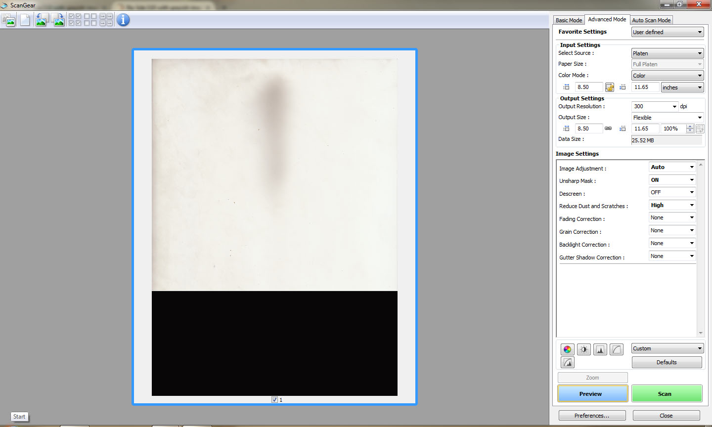 lide 110 with grayish image on scanned documents - Canon Community