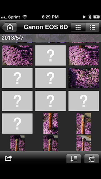 EOS Remote App Error Thumbnails - Canon Community