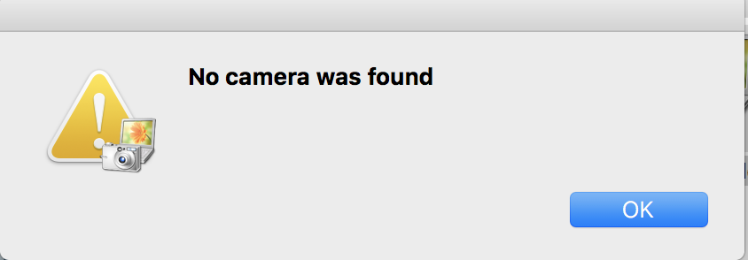 Canon Powershot G7X "no camera found" - Canon Community