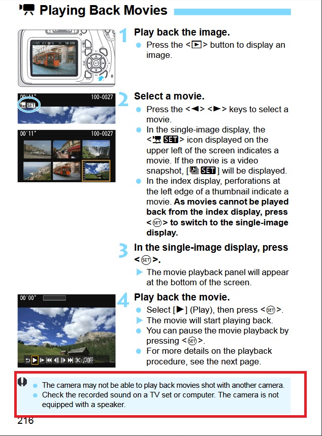 Solved: EOS 4000D No sound while video playback - Canon Community