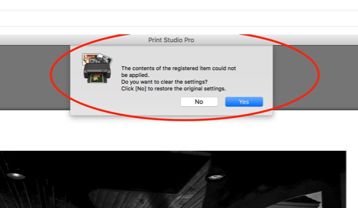 Print Studio Pro wont let me use Print Presets I c... - Canon Community