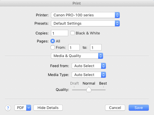 How to print using LR and PS for Pixma Pro-100 - Page 2 - Canon Community