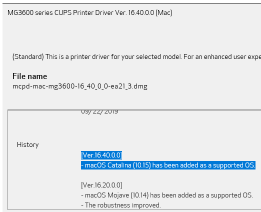 CANONand CATALINA - Canon Community