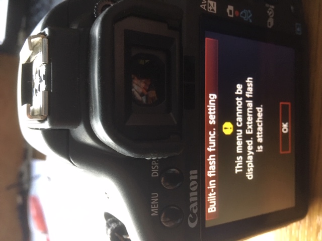 Pop up flash not working - Canon Community