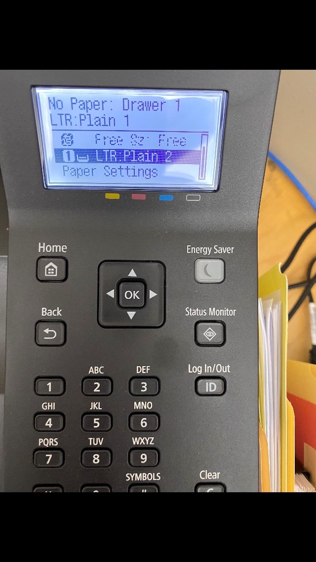 LBP664Cdw Will Print but only after I hit OK on th... - Canon Community