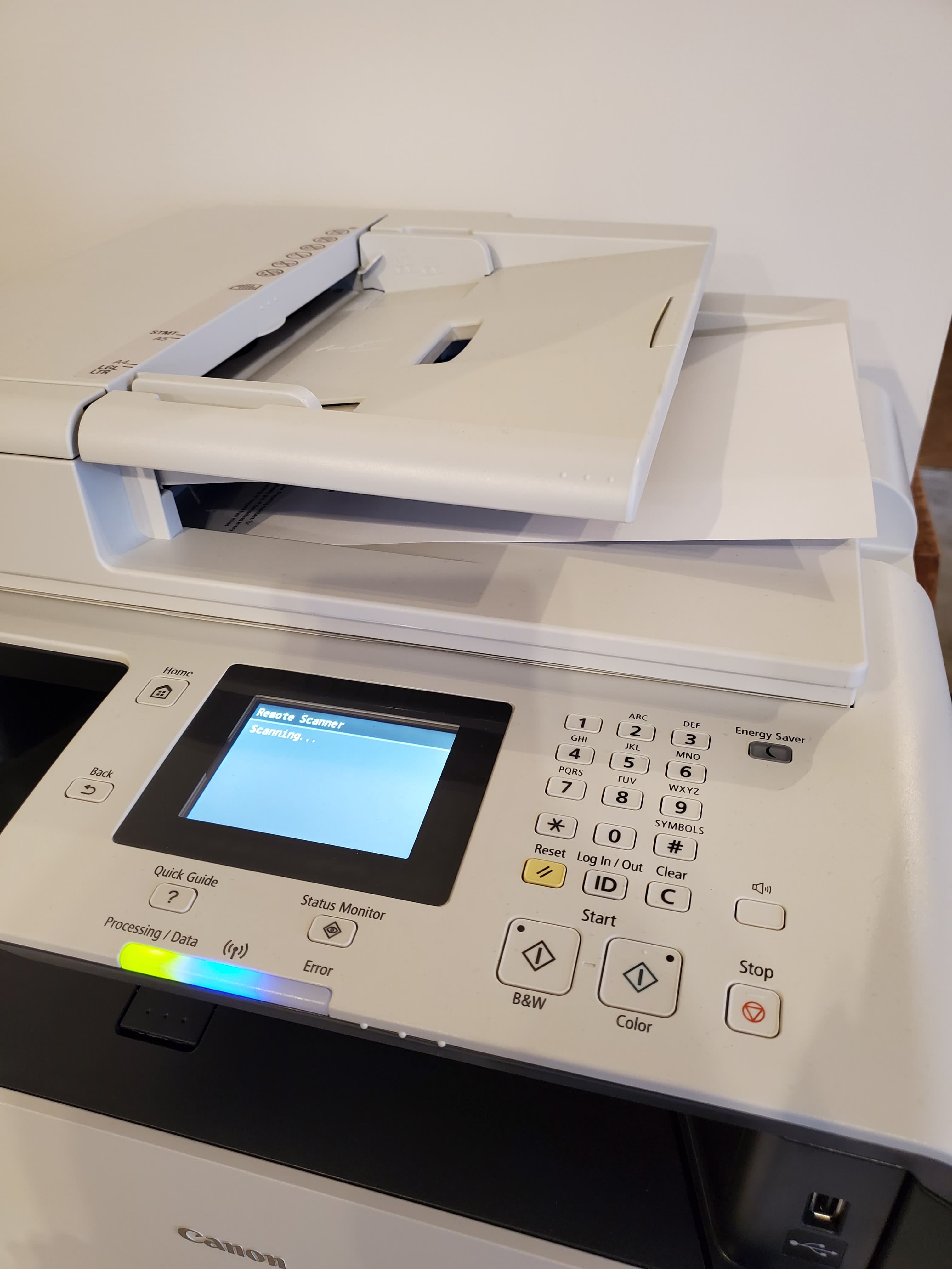 Printer will print but gets stuck loading after sc... - Canon Community