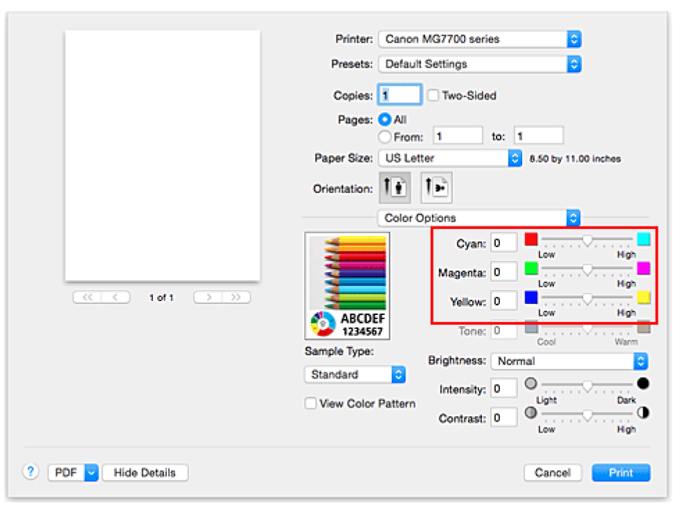 Adjusting Color Balance - Pixma MG7760 - Canon Community