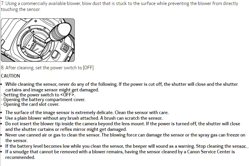 (Canon Rebel T5) Smudge on Sensor (I can't find "c... - Canon Community