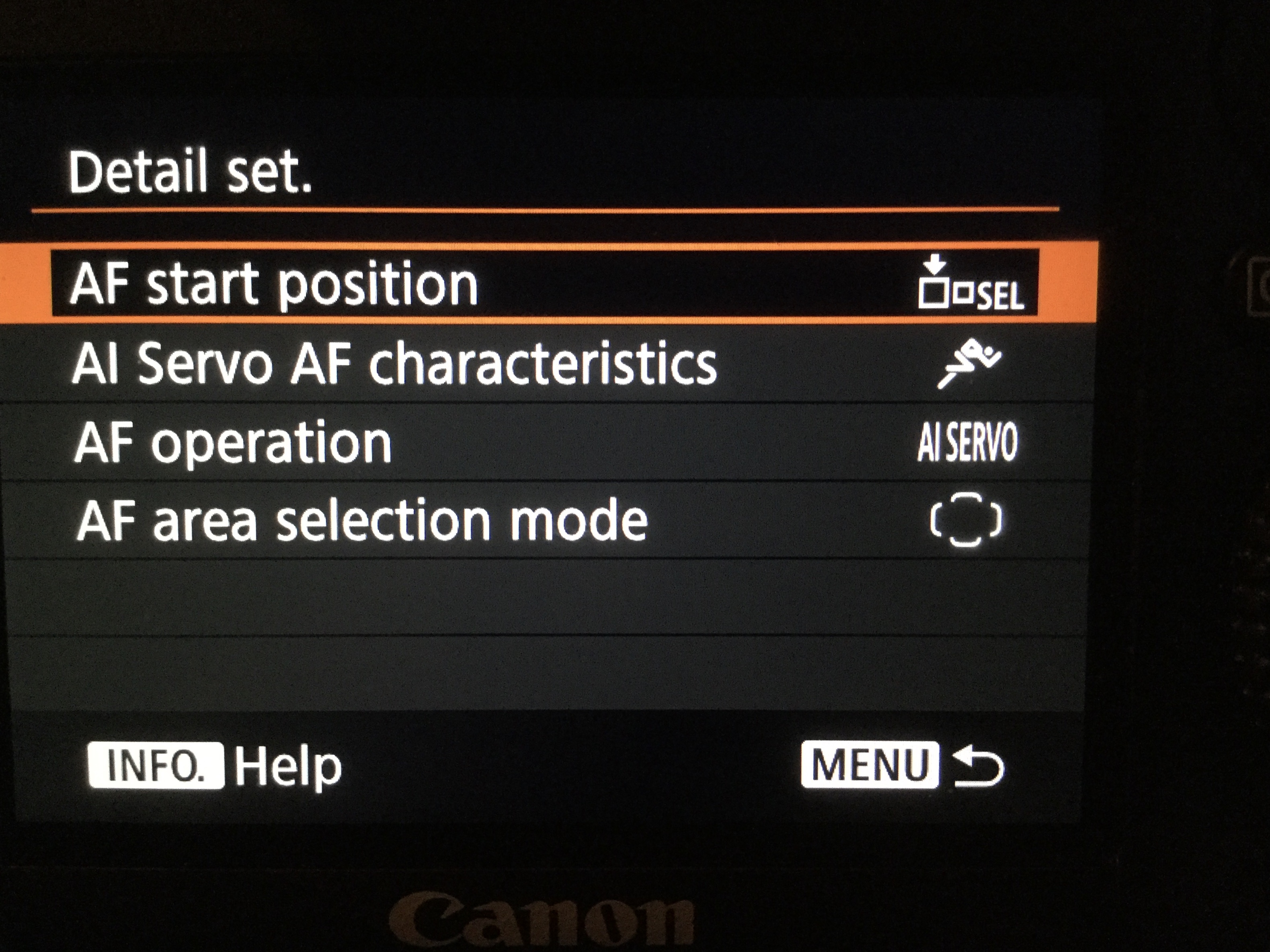 Using BBF to Change AF Modes on 7D Mark II - Canon Community