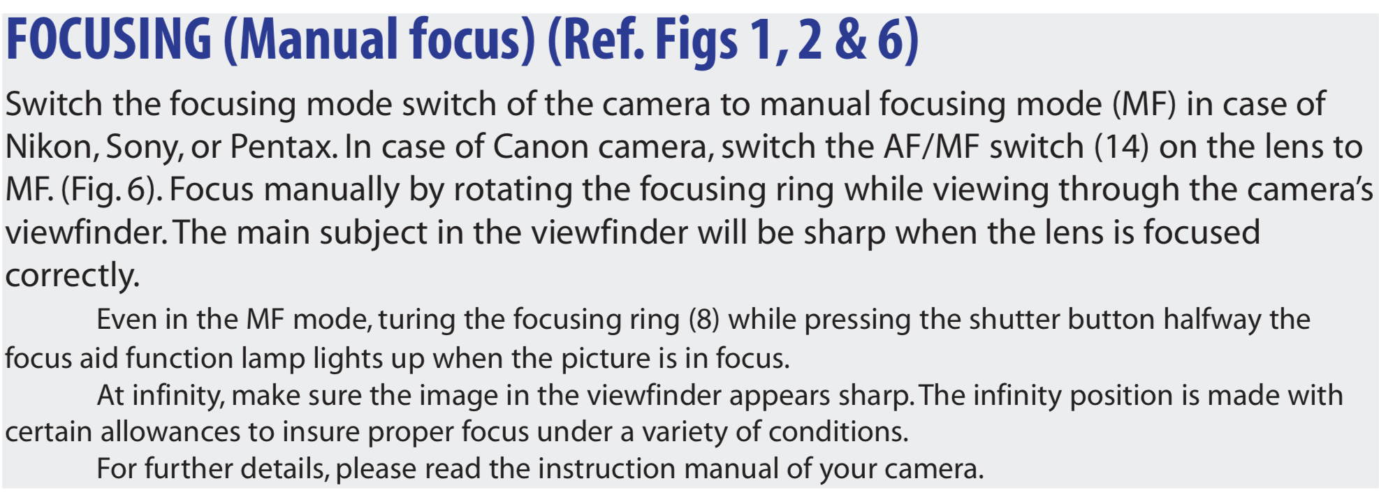 Confused about infinity focus on a new lens - Canon Community