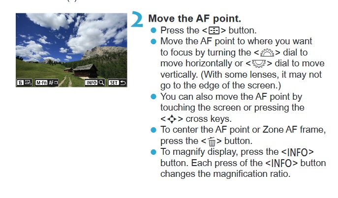 Solved: EOS RP Focus Point stays in lower left corner - Canon Community