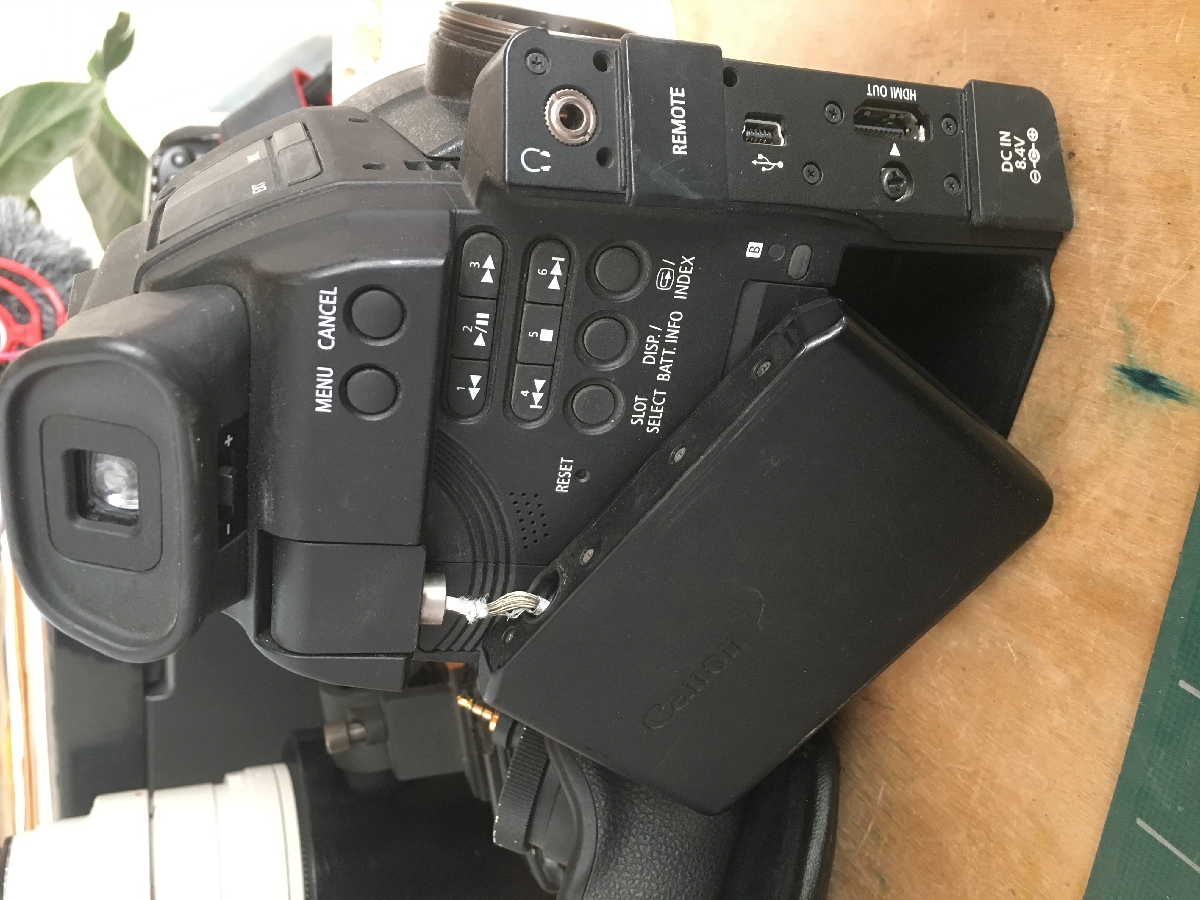 C100 LCD Screen broke off hinge - Canon Community