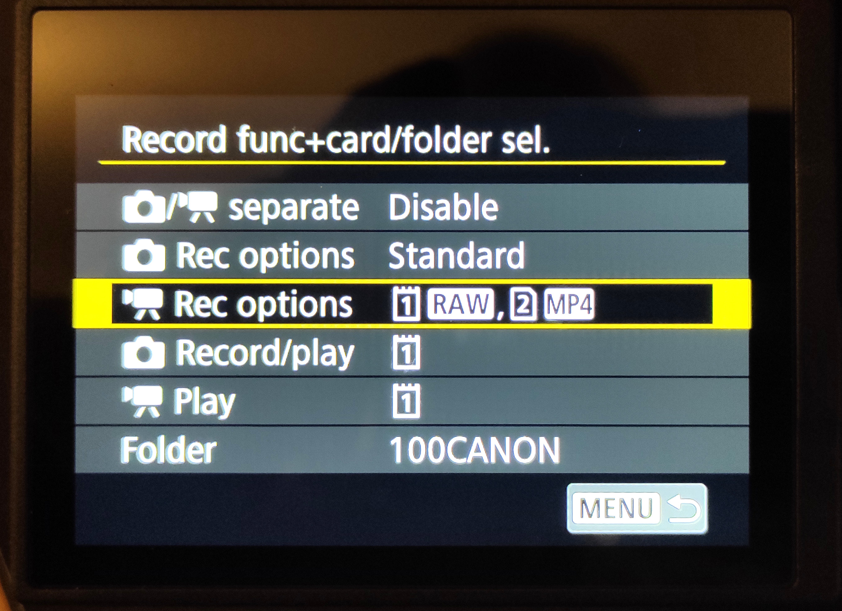 Solved: EOS R5 How to Configure Dual Memory Slots - Canon Community