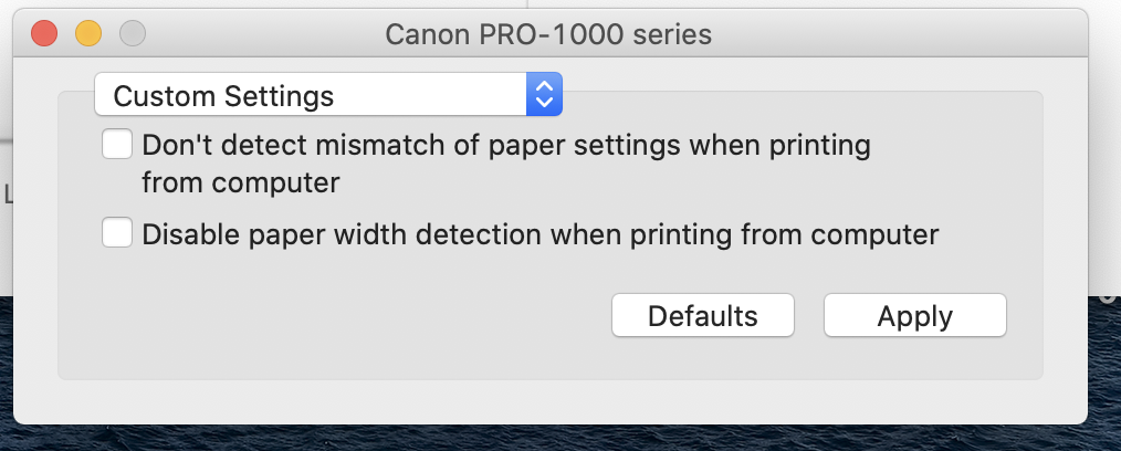 Solved: How to set Avoid Paper Abrasion when using Profess... - Canon ...