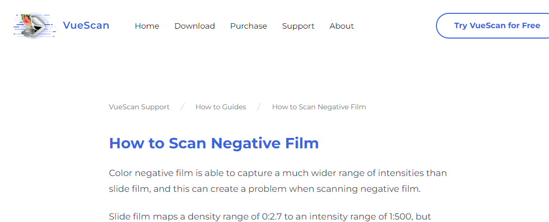 Film Negative scanner software for 5600F - Canon Community