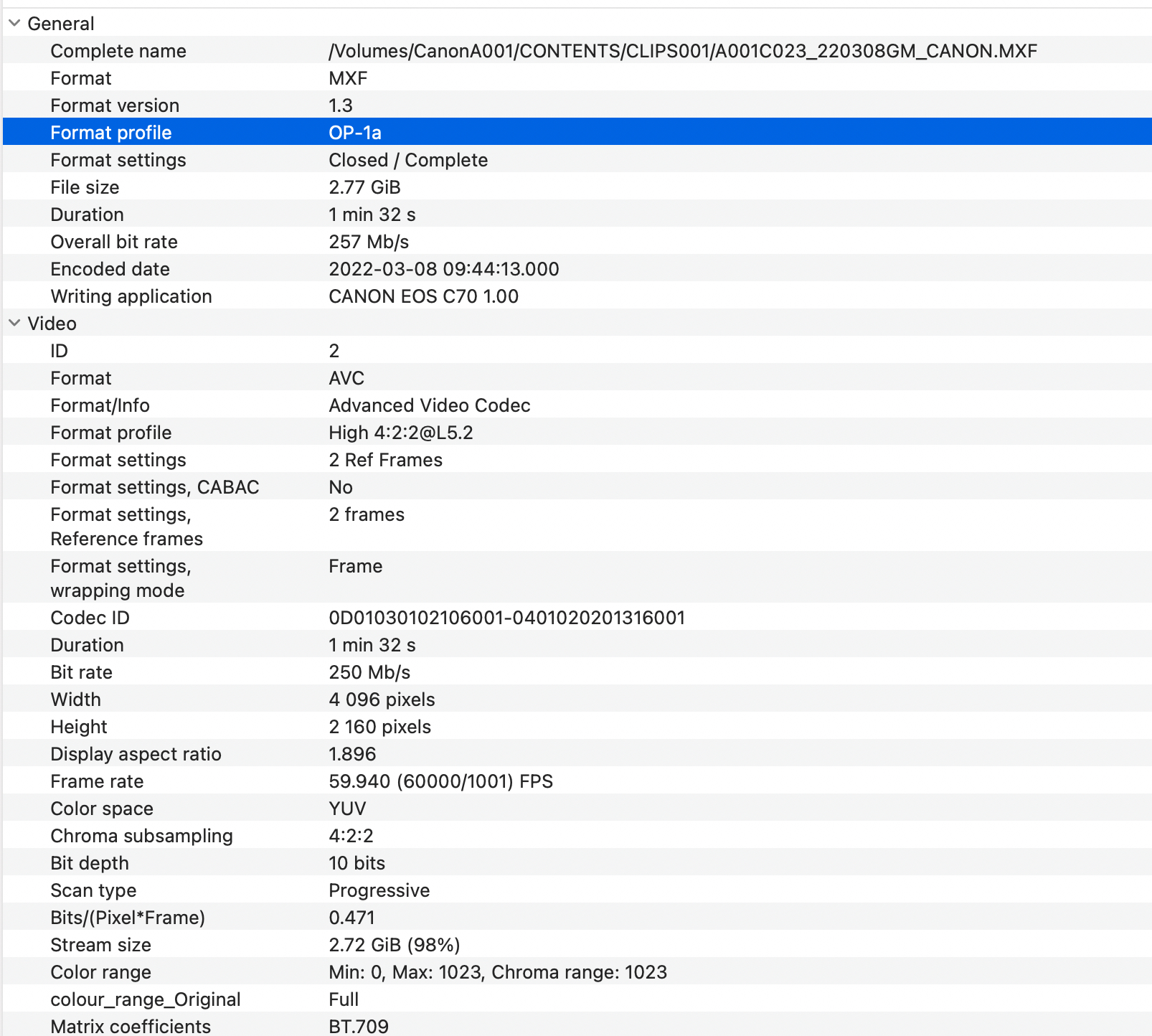 120 fps from My C70 IS Actually 60 fps in Premiere... - Canon Community