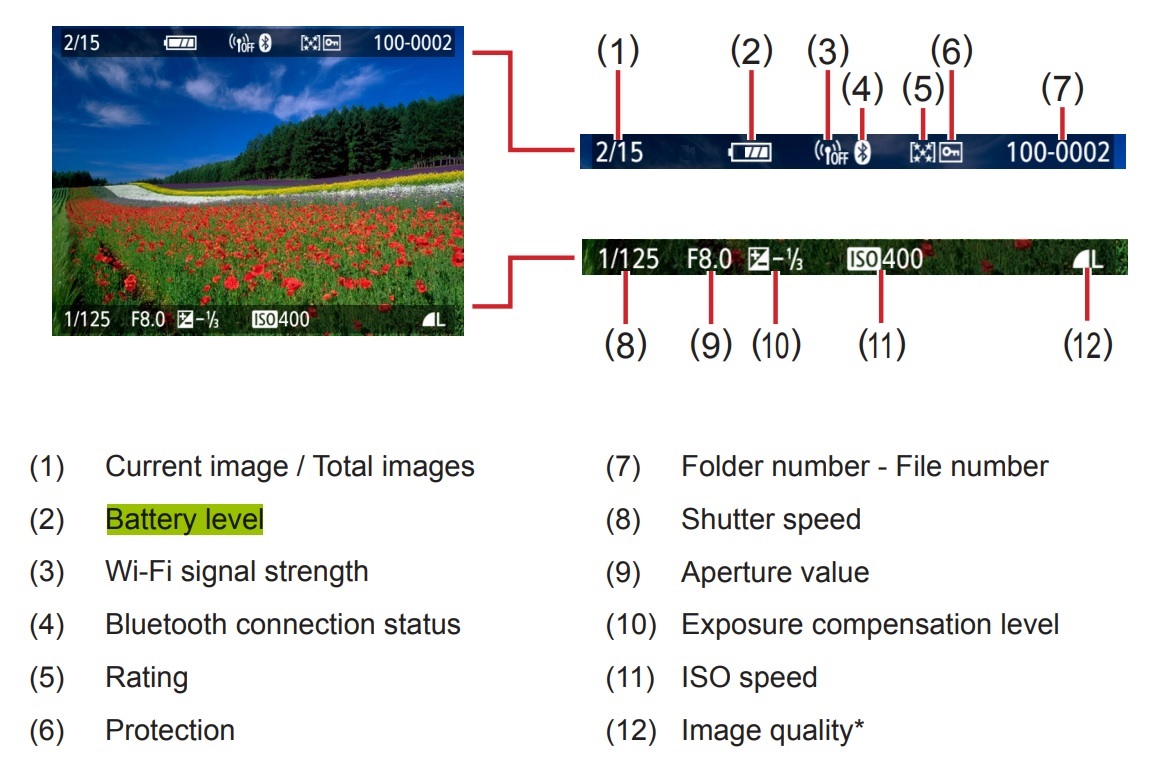 Solved: SX70 HS battery level indicator question - Canon Community