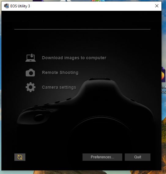 EOS utility 3 not working for me - Canon Community