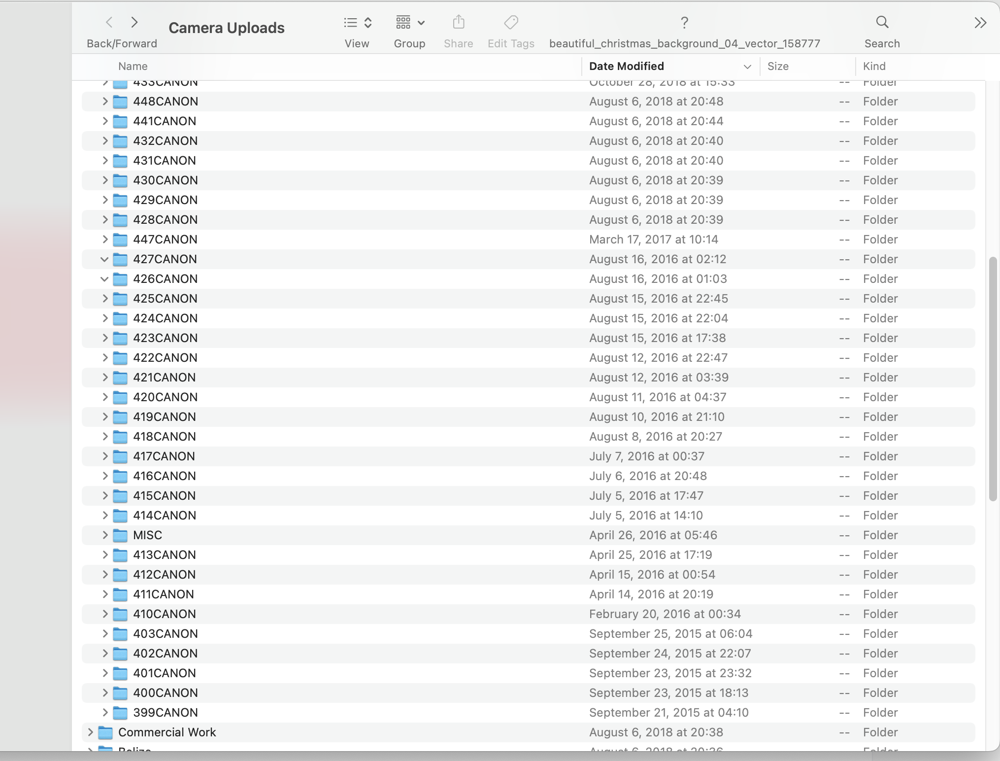 DCIM folders showing empty. Where did the photos g... - Canon Community