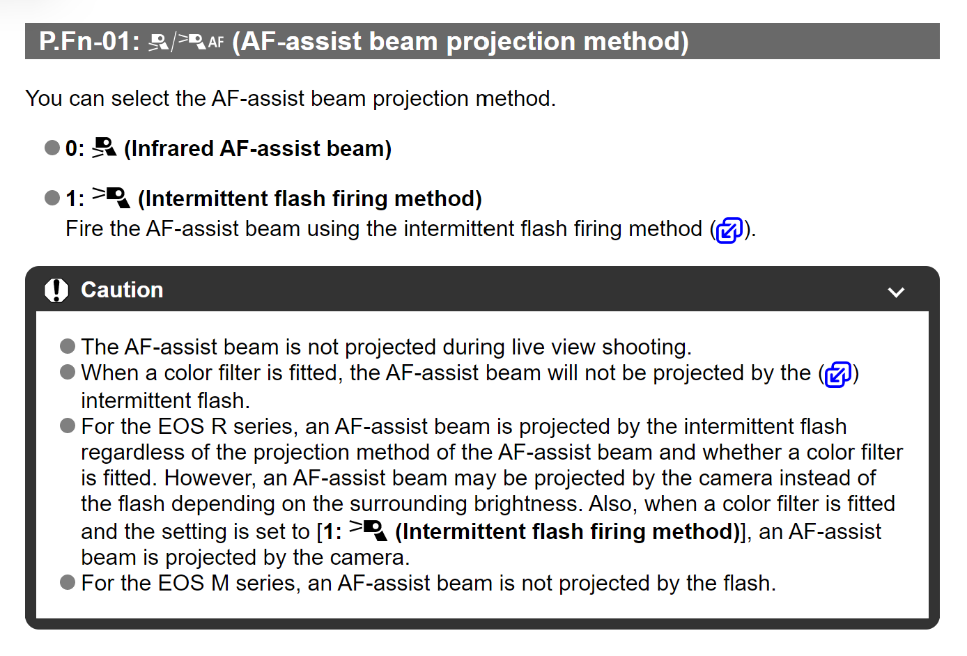 AF Assist Beam from speedlites on the EOS RP - Canon Community