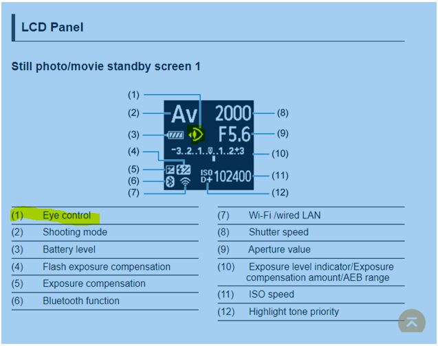 Solved: EOS R3 Help identifying a specific icon - Canon Community