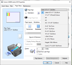 Pixma iX6820: How to print custom sizes? - Canon Community
