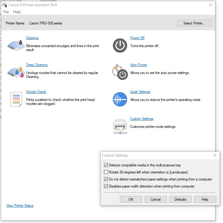 Printing 13" x 38" paper using manual feed slot on... - Canon Community