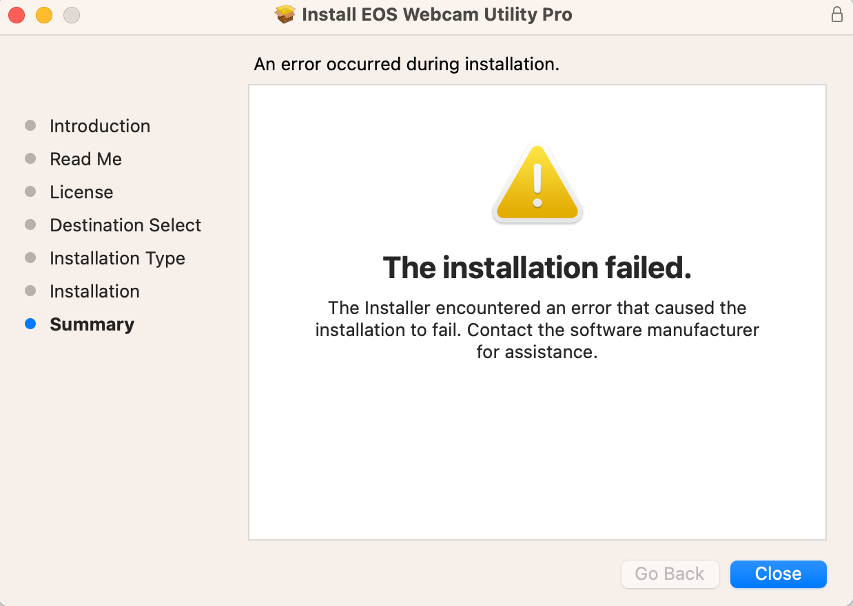 EOS Webcam Utility doesn't work with macOS Ventura - Canon Community