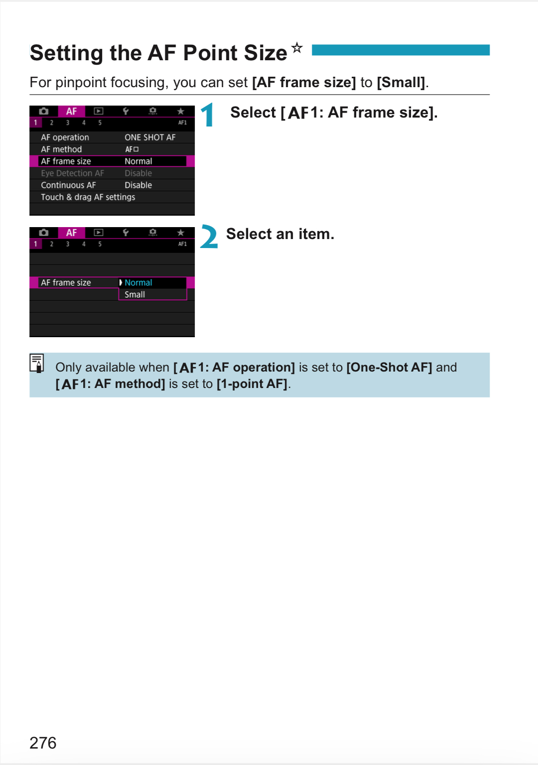 EOS R Spot AF - Canon Community