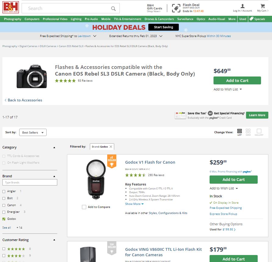 Solved: Which flash is best for my Canon SL3? - Canon Community