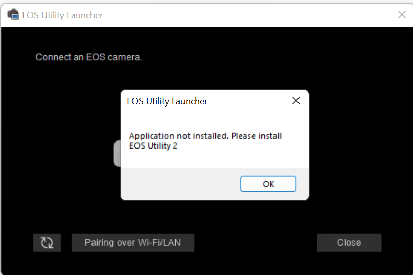 Solved: Computer Says to Install EOS Utility 2 When I Conn... - Canon Community
