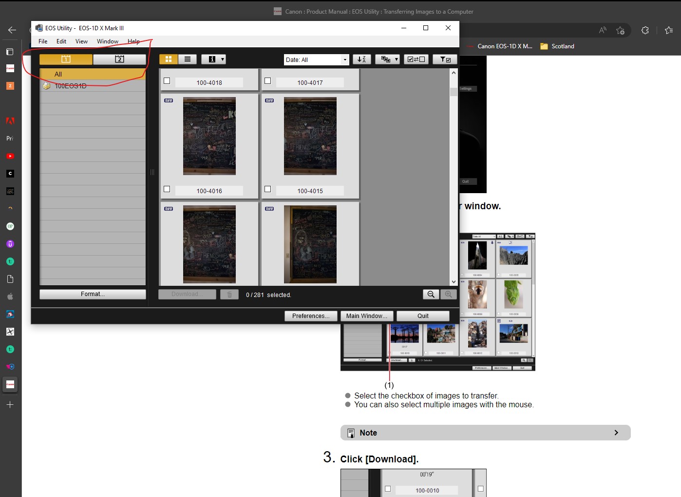 Solved: EOS Utility downloading duplicate photos from dual... - Canon ...