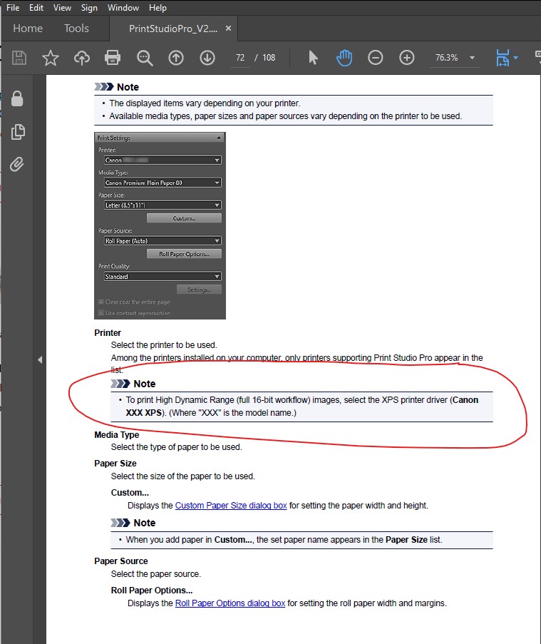 Solved: Pro-100 printing blank pages with print studio pro - Canon ...