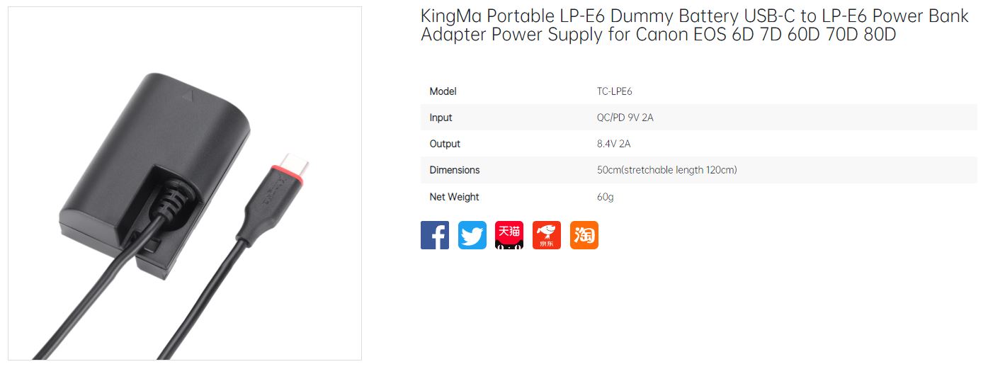 R5c usb-c dummy battery issue - Canon Community