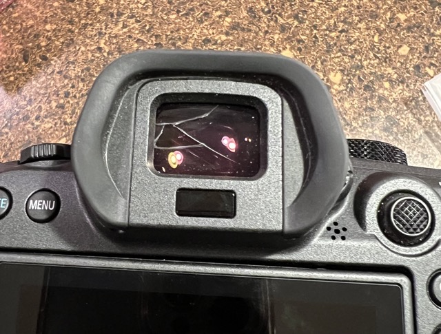broken viewfinder glass on new EOS R6 Mk2 - Canon Community