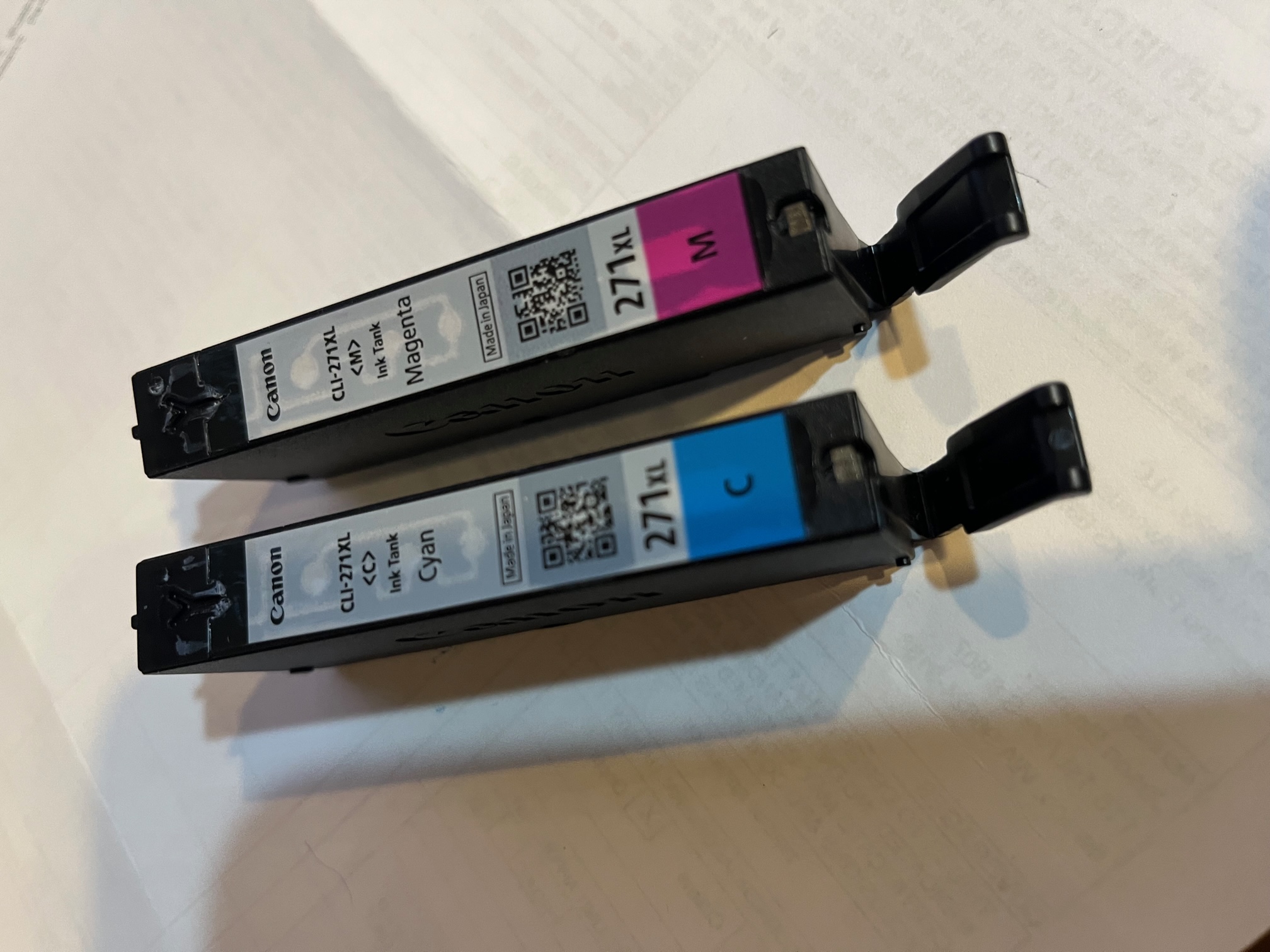 MX922 reports ink cartridge is low. NO replacemen... - Canon Community