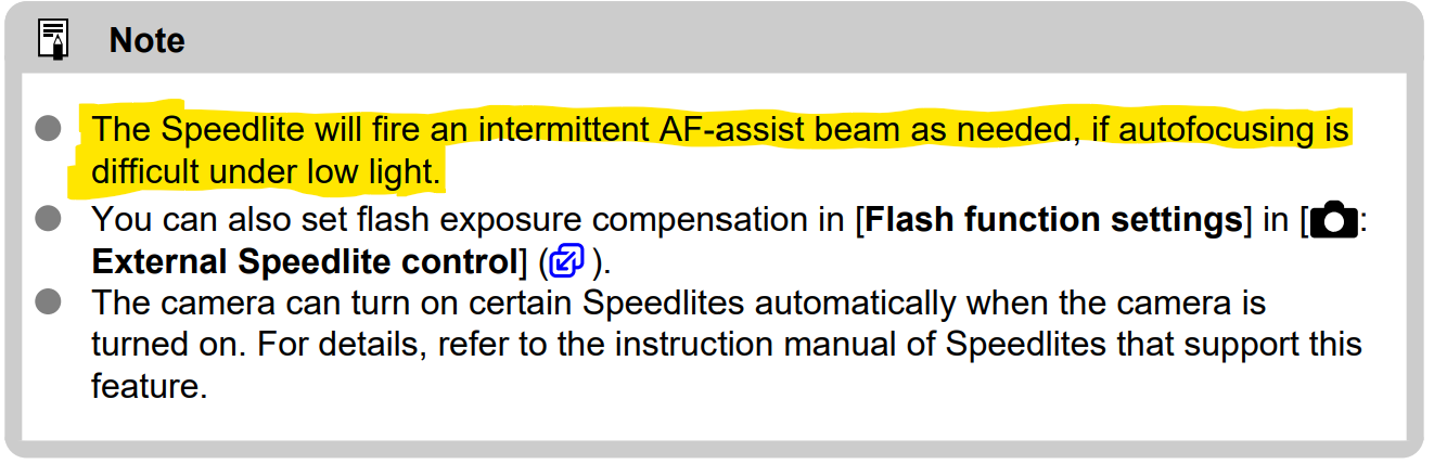 Speedlite 430EX II Compatibility with EOS R5 - Canon Community