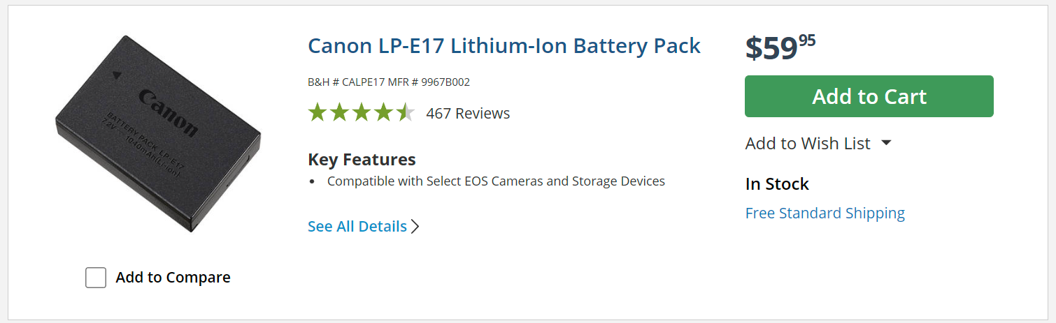 EOS RP Battery Recomendation - Canon Community
