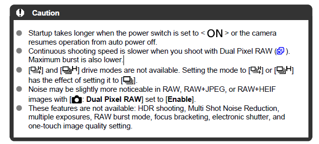 Difference between High speed Continuous and High ... - Canon Community