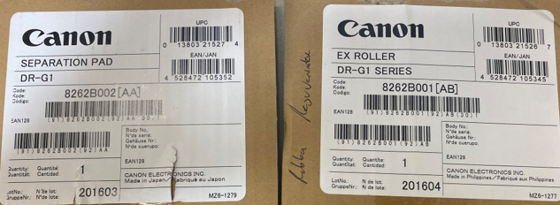 Material Verification - Canon Community