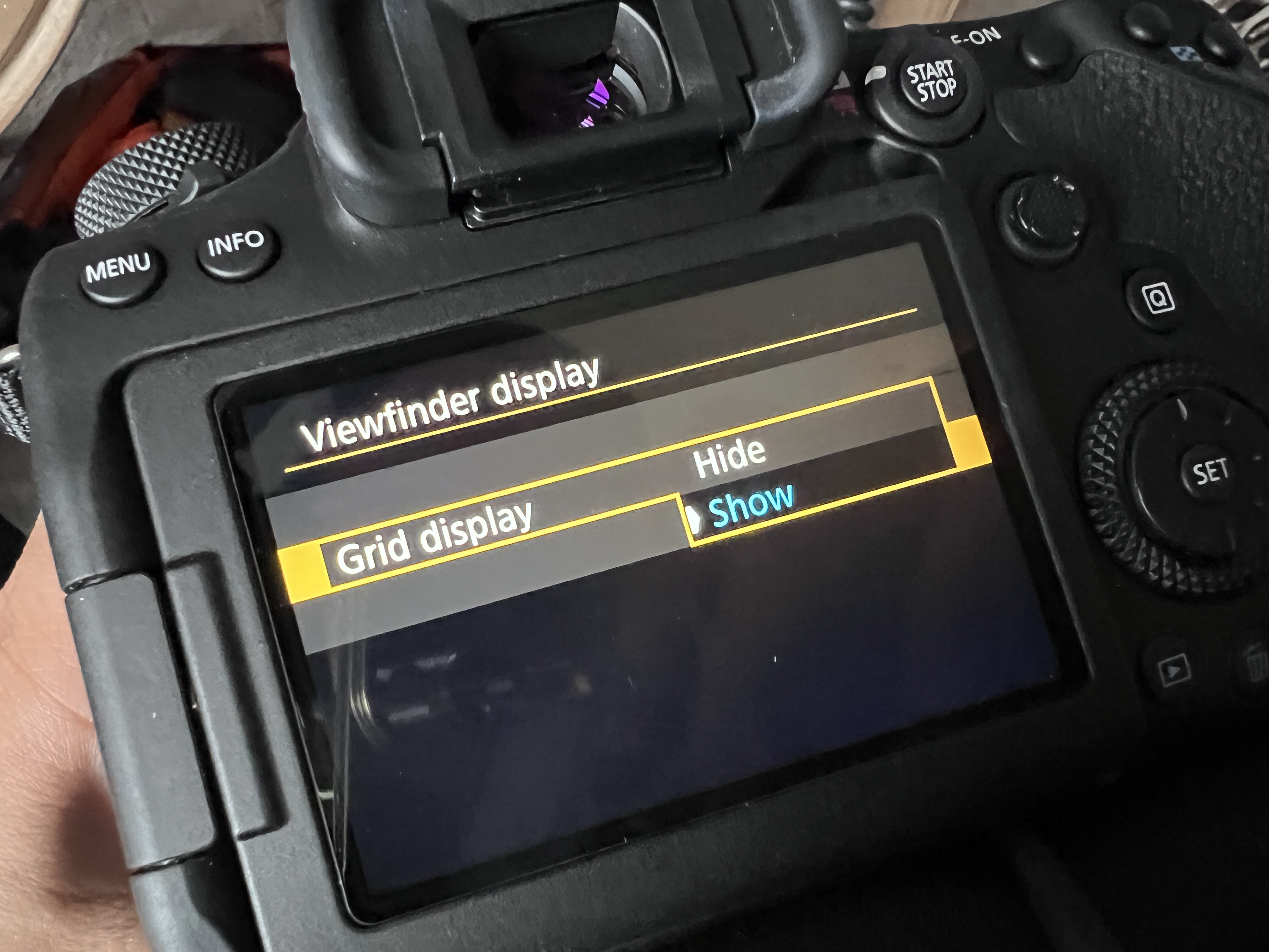 90D Live view - How to get the Grid of Thirds??? - Canon Community