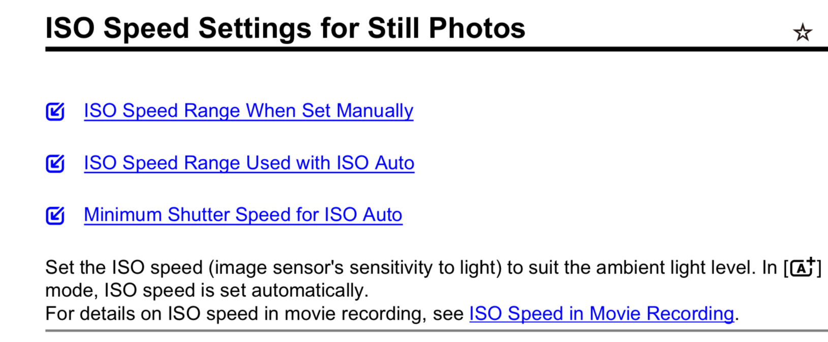 Re: EOS R5 Shoot menu 2 ISO range issue - Canon Community