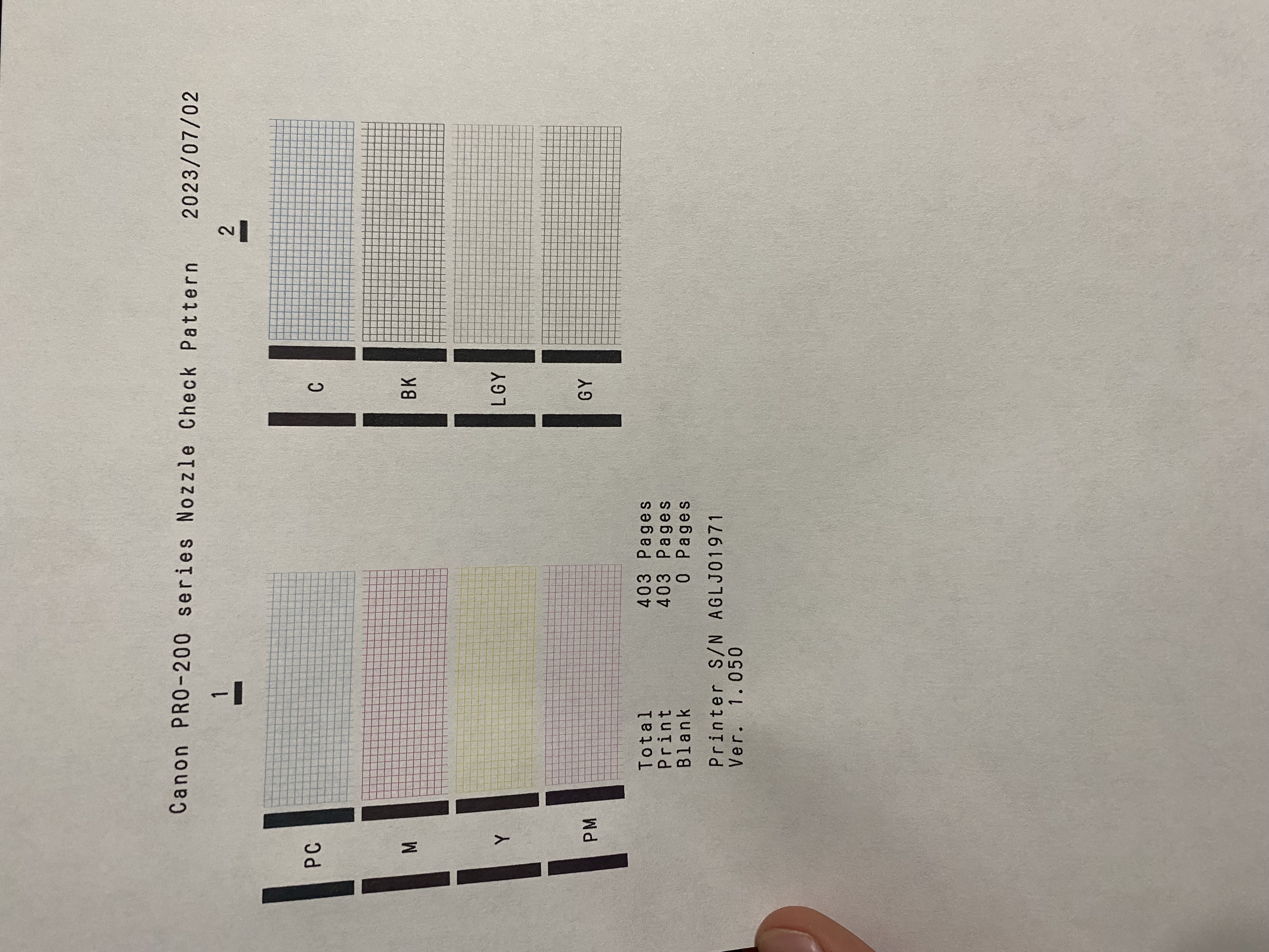 PIXMA PRO 200 printing art prints with blue/purple... - Canon Community