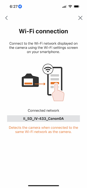 Issue Connecting 5D MK IV to Canon connect app - Canon Community