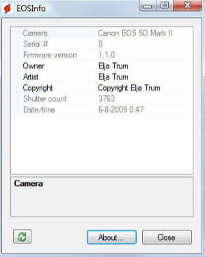Shutter Count From EOS 5D Mark II - Canon Community